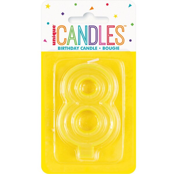 NUMERAL BDAY CANDLE #8Â