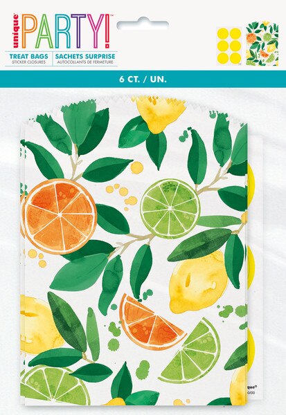 6 CITRUS FRUIT TRT BAG W STCKR