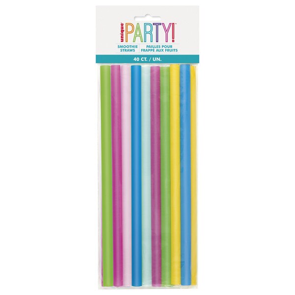 25 AST STRIPE SMOOTHE STRAWS