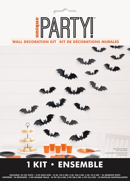 FLYING BAT WALL DECOR KIT