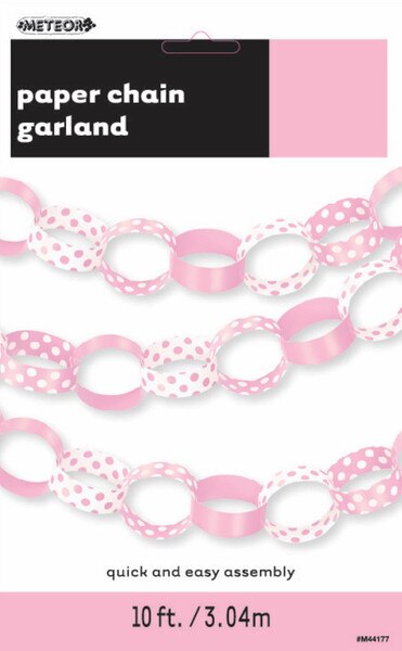 DOTS PAPER CHAIN - LOVELY PINK