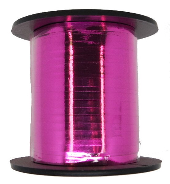 C/RIBBON 250YDS - METAL PINK