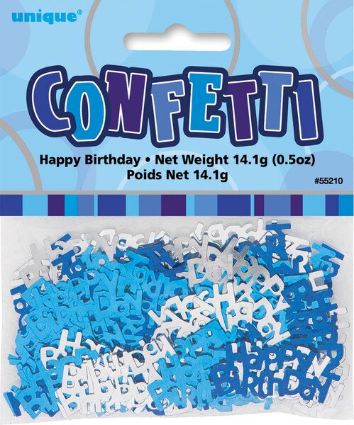 GLITZ BLUE CONFETTI .5oz - HB