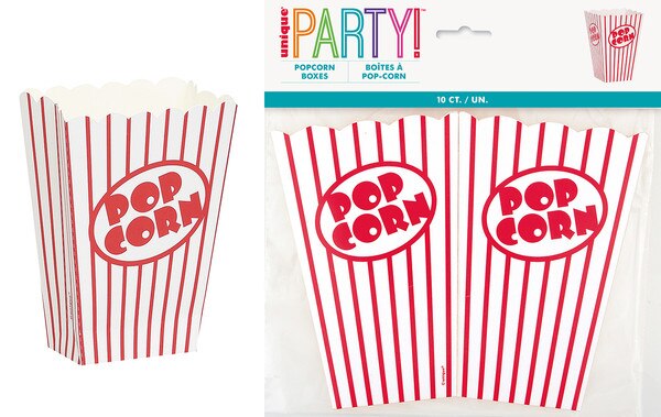 10 POPCORN BOXES