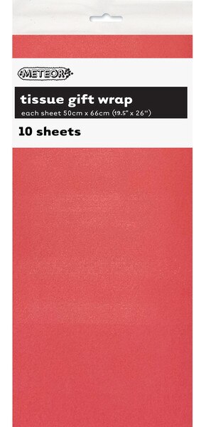 10 TISSUE SHEETS - ROSE PINK