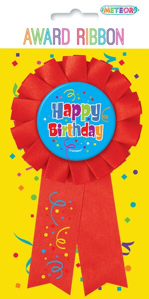 HAPPY BD CONFETTI AWARD RIBBON
