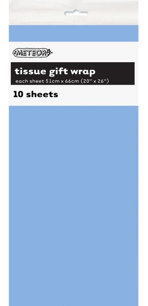 10 Tissue Sheet - Baby Blue