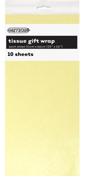10 TISSUE SHEETS - IVORY