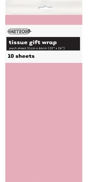 10 TISSUE SHEETS - LOVELY PINK