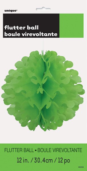 FLUTTER BALL 30cm - LIME GREEN