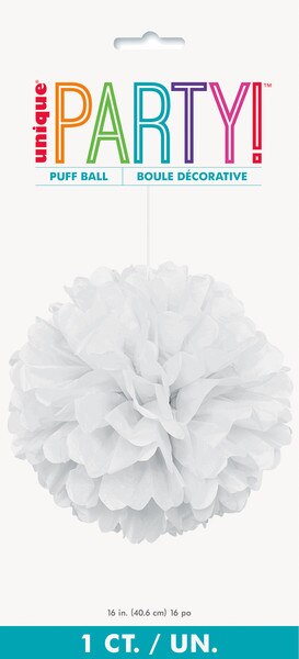 PUFF DECOR 40cm - WHITE
