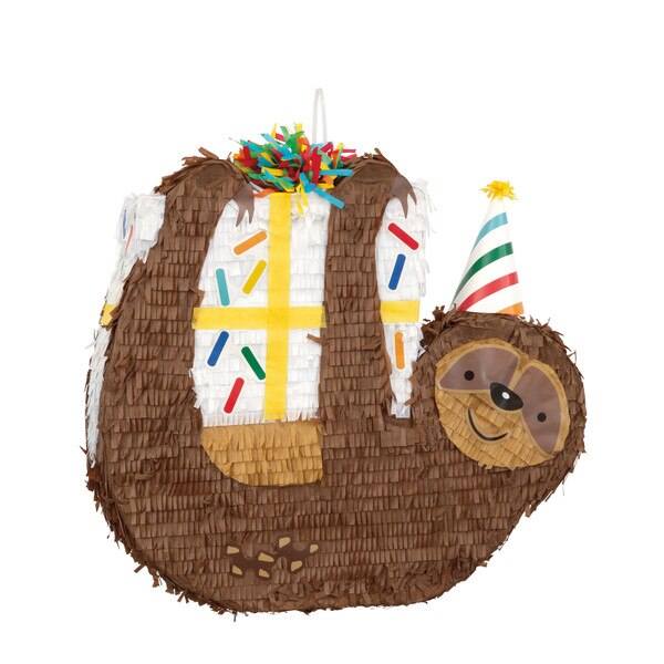 SLOTH SHAPED DRUM PINATA