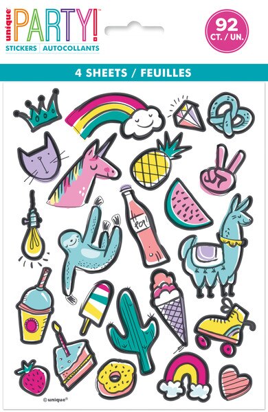FAV THINGS 4 STICKER SHEETS