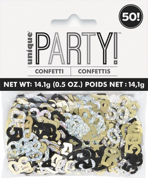 GLITZ BLCK 50 FL CONFETTI .5OZ
