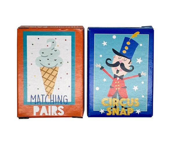 6 PLAYING CARDS-SNAP & PAIRS