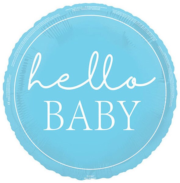 18" PKG HB BLU BBY SHWR FL BLN