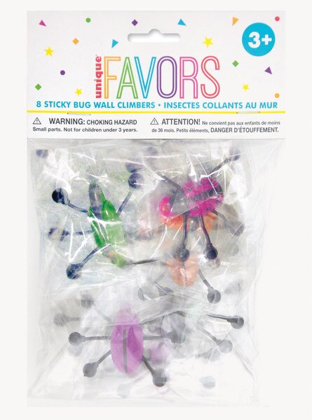 8 BUG STICKY WALL WALKERS