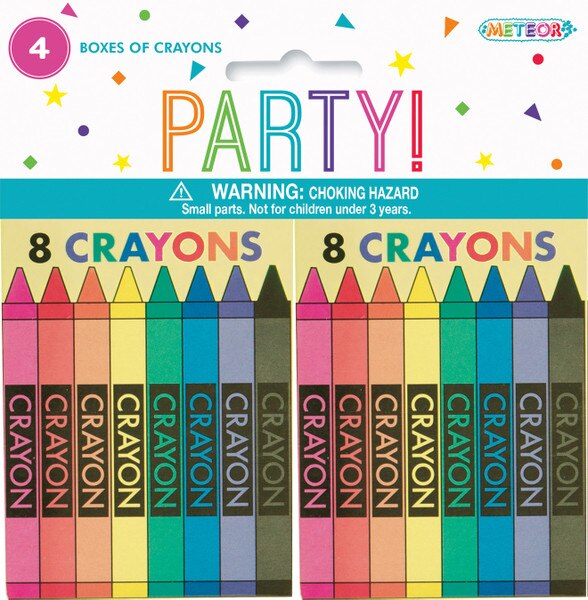 4 CRAYON BOXES (8CT)