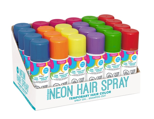 HAIR SPRAY- NEON ASST COLOURS