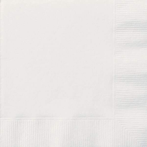 BRIGHT WHITE 100 BEV NAPKINS